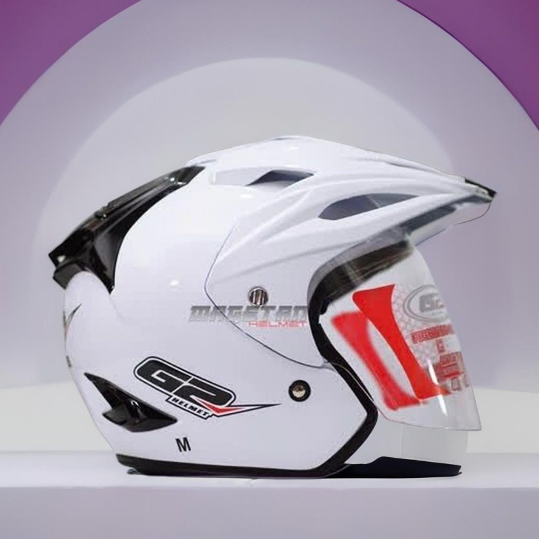 Jual HELM G2 EXTERMINATOR 2 KACA_Helm double visor pria wanita | Shopee ...