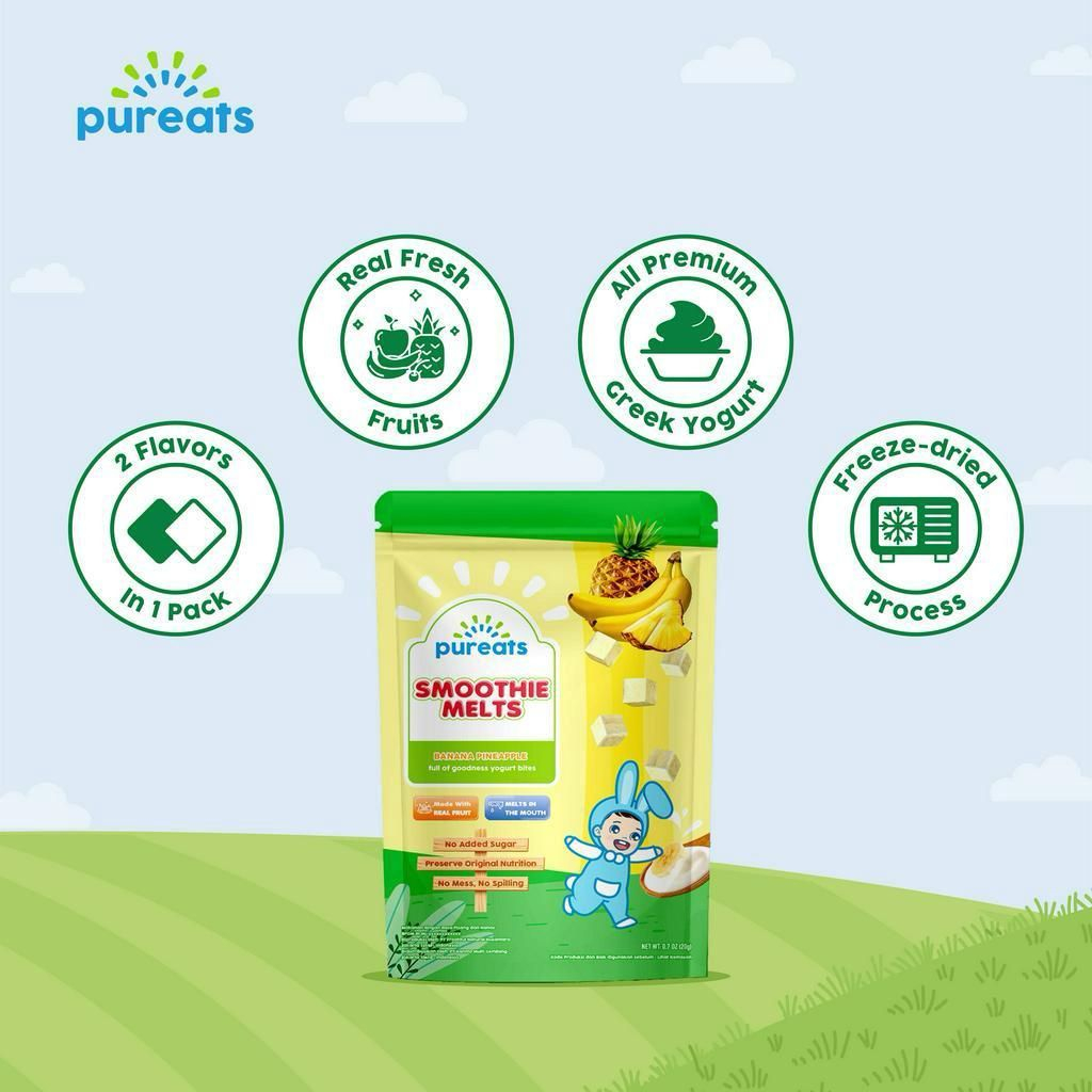 Jual PUREATS SMOOTHIE MELTS STAWBERRY MANGO | Shopee Indonesia