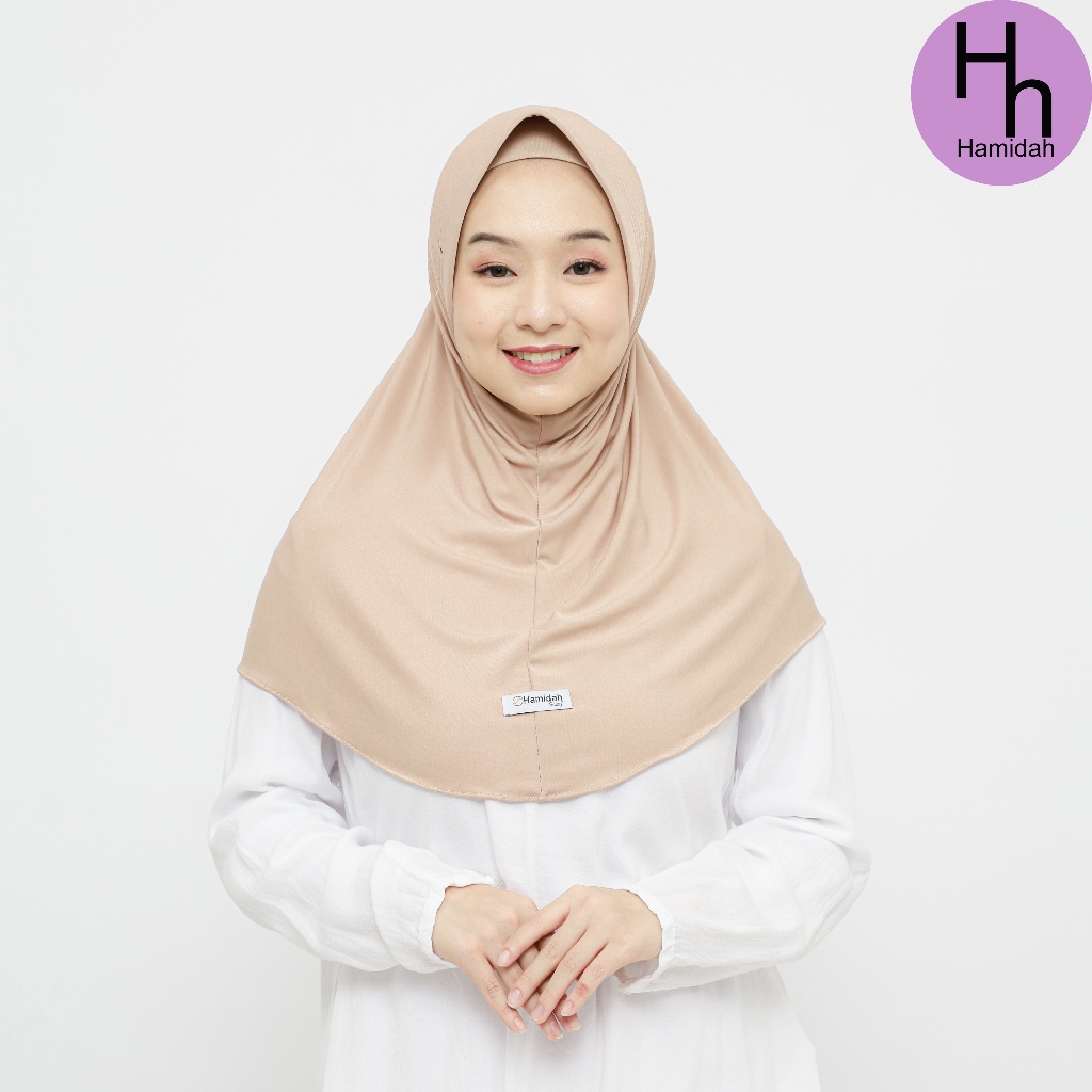 Jual HIJAB BERGO HAMIDAH SIZE S PAD BESAR PAD TEBAL | Shopee Indonesia