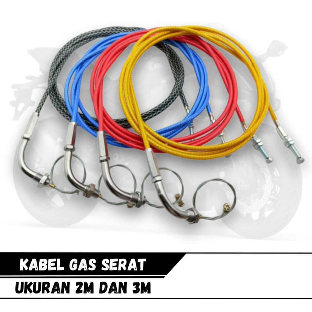 Jual Kabel Gas Serat DMN Ukuran 2 Meter Dan 3 Meter Universal Semua ...