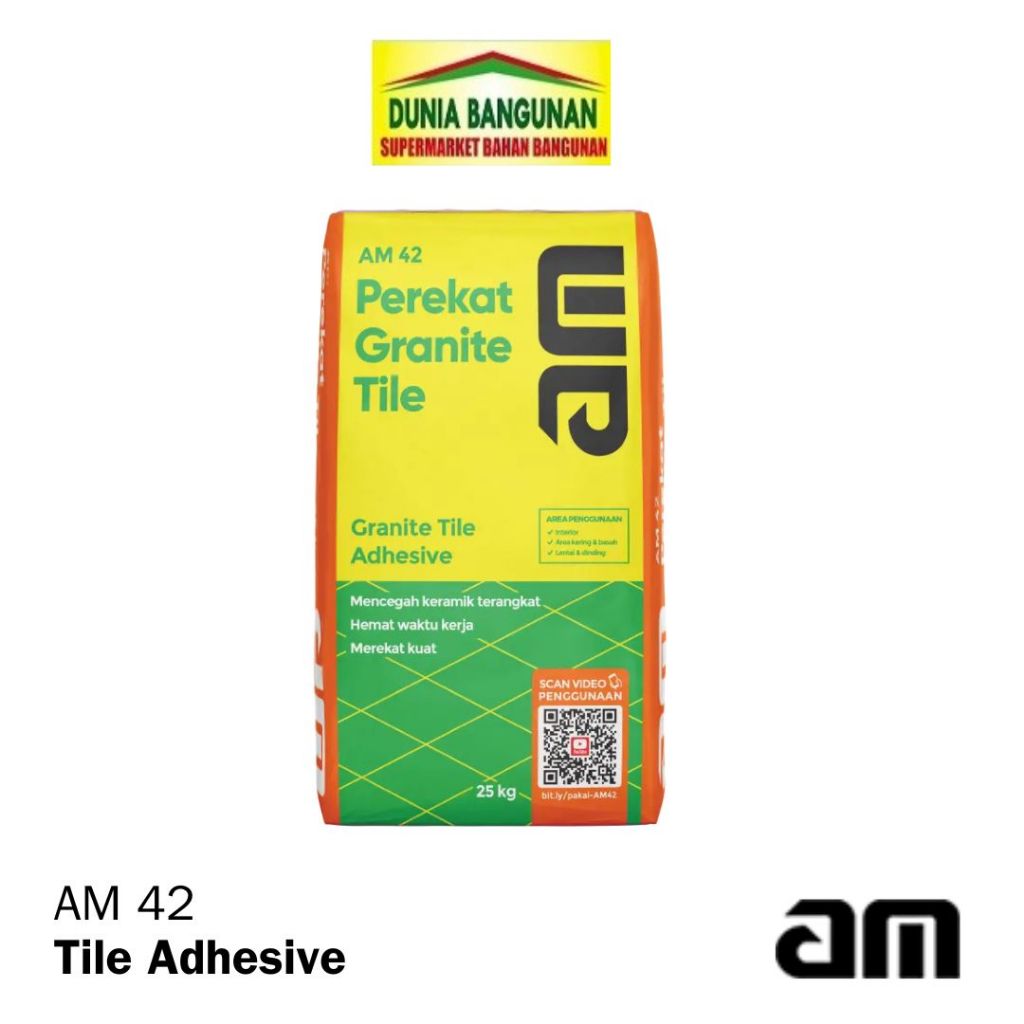 Jual Semen AM 42 Tile Adhesive Perekat Granite Tile 25 Kg | Shopee Indonesia