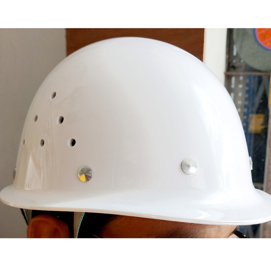Jual Helm Safety Proyek 6 Titik Warna Putih / Safety Helmet Berkualitas ...