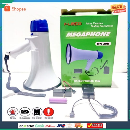 Jual TOA MEGAPHONE FLECO HW-20R MEGAPHONE PENGERAS SUARA FLECO HW-20R ...
