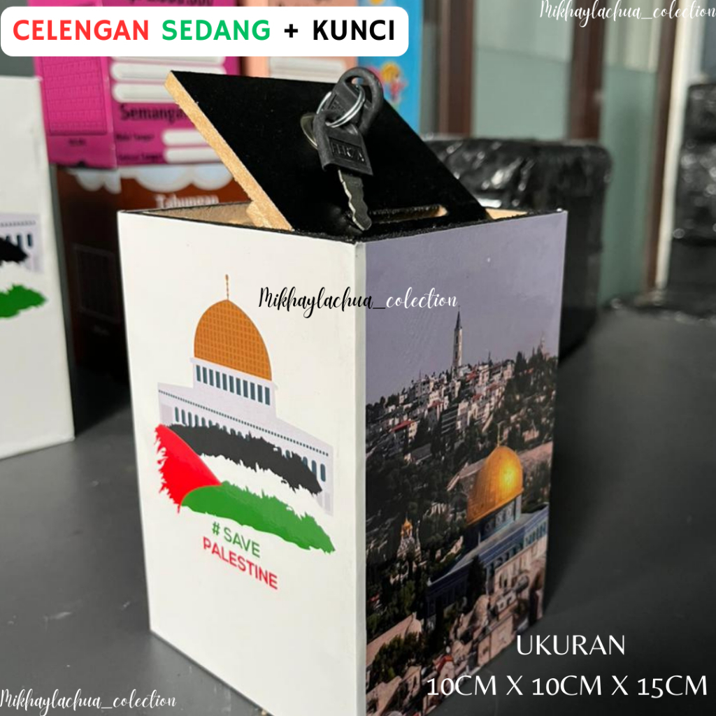 Jual Celengan Viral Target Besar + Kunci Celengan Ukuran Jumbo Target ...