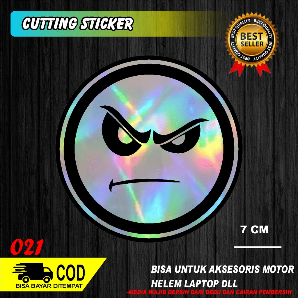 Jual 1239 STICKER CUTTING EMOJI cutting sticker motor bisa mobil bisa ...