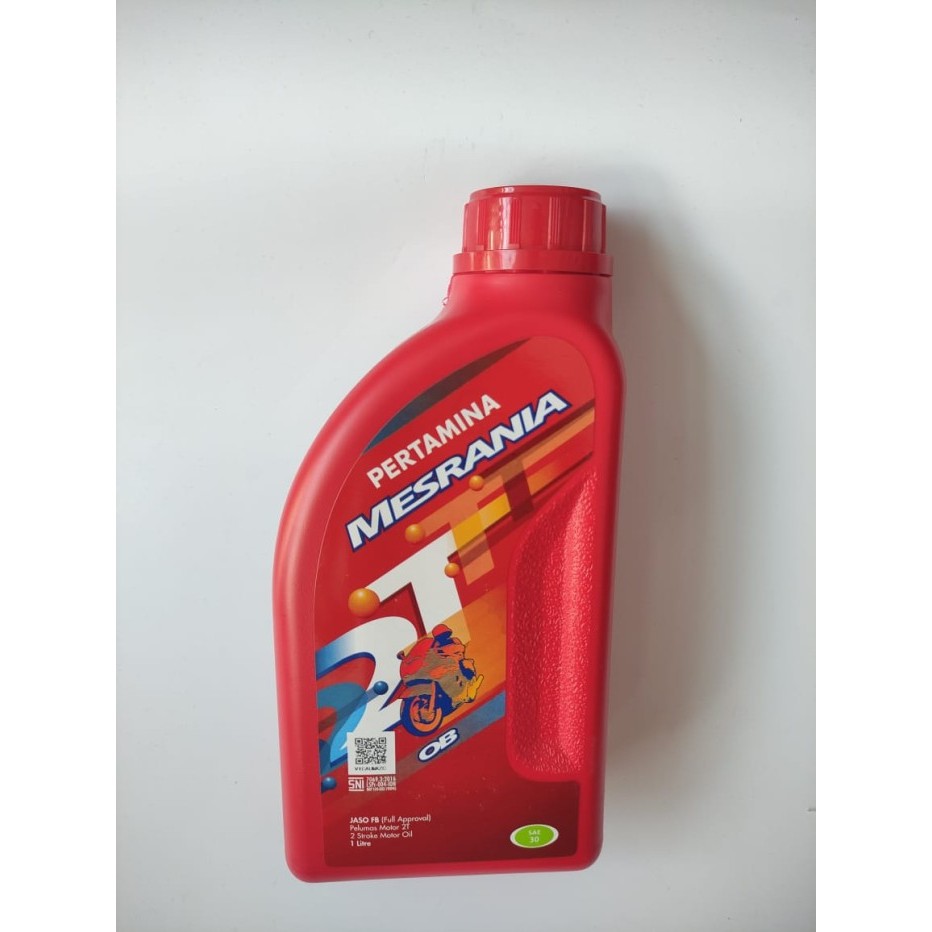 Jual Oli Pertamina Mesran 2t Oli Mesrania OB 2T SAE30 1Liter Oli Mesran ...