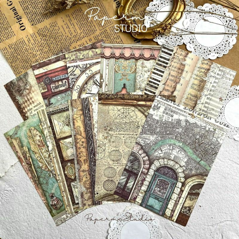 Jual PAPER DECO - kertas scrapbook vintage ballet princess french music ...