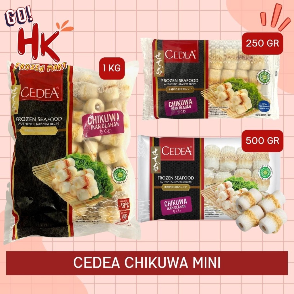 Jual Cedea Chikuwa Mini 250gr 1 KG | olahan ikan otak otak fish cake ...