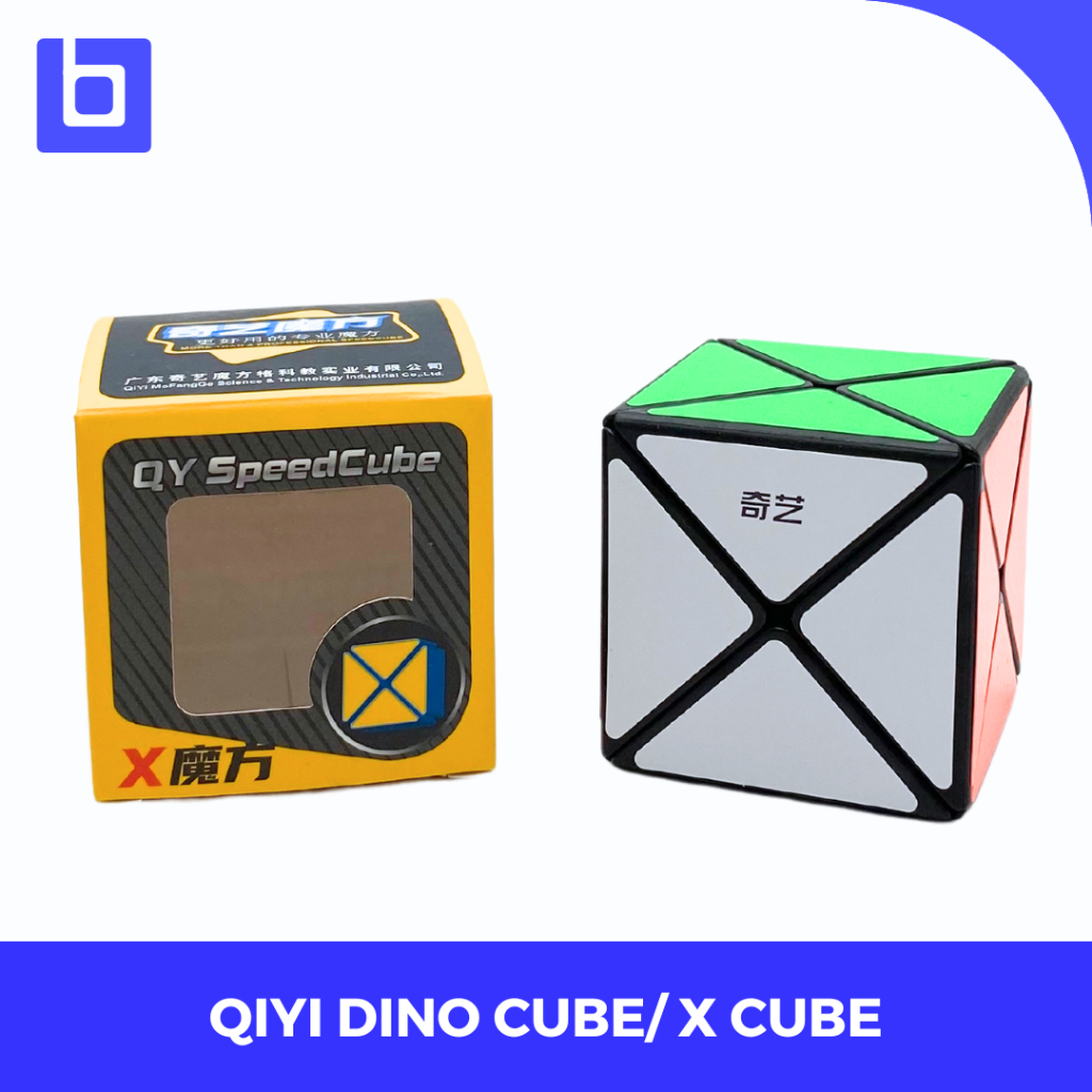 Jual Cube 2x2 - Qiyi X Cube - Qiyi Dino Cube - X Cube Black - Dino Cube ...