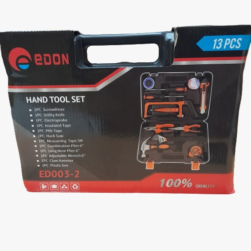 Jual EDON TOOL KIT SET 13PCS / 13 PCS / TOOLKIT SET / Peralatan Set Rumah Lengkap Alat Perkakas ...