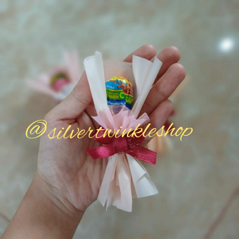 Jual Buket permen mini lolipop chupa chups bouquet hadiah wisuda ...