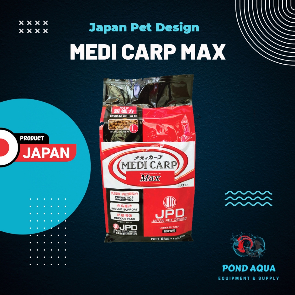Jual Pakan Koi Medicarp Max JPD Medi Carp Max Nishikigoi Toyoserin 2 Kg ...