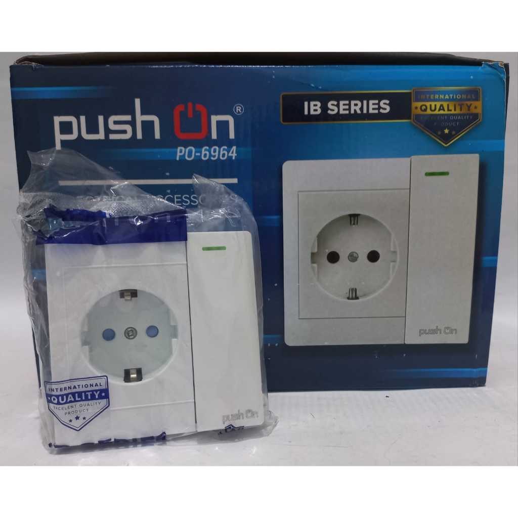 Jual IB Stop Kontak + Saklar Engkel / Tanam Dinding / Inbow Push On SNI ...