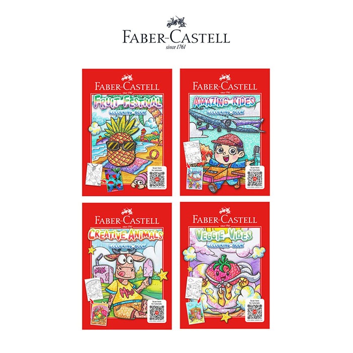 Jual Faber Castell Coloring Book 10402 Buku Mewarnai Anak Usia TK PAUD ...