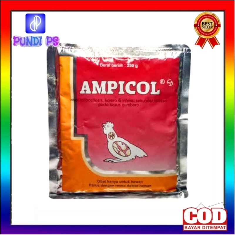 Jual AMPICOL 250gram Medion Obat Coli Kolera Korisa Ampuh | Shopee ...