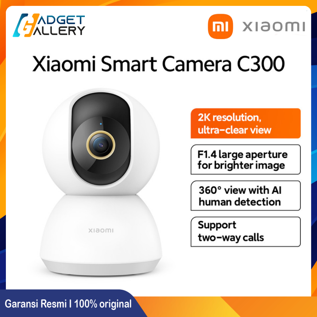 Jual Xiaomi Mi Smart Camera C200 C300 FHD 360 CCTV IP Cam Garansi Resmi ...