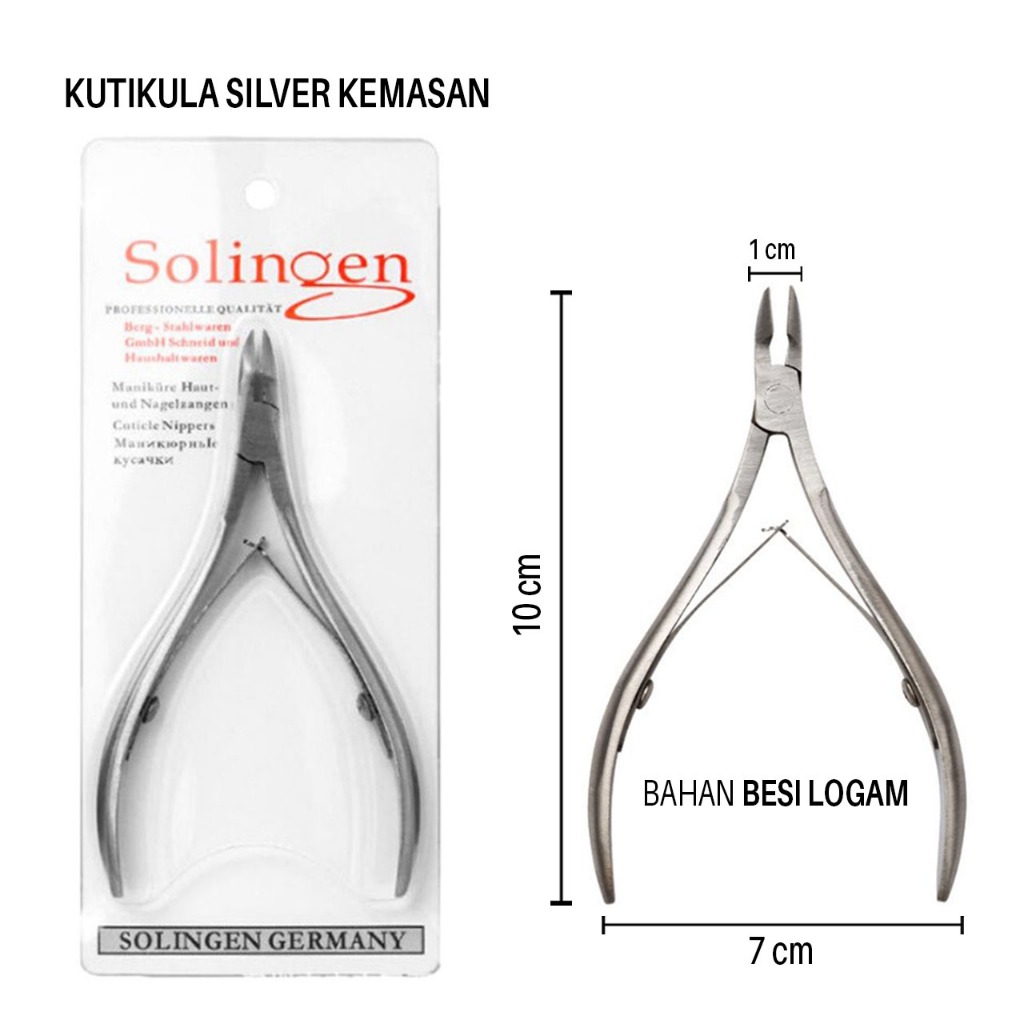 Jual Gunting pemotong kutikula solingen kuku tajam cuticule clipper ...