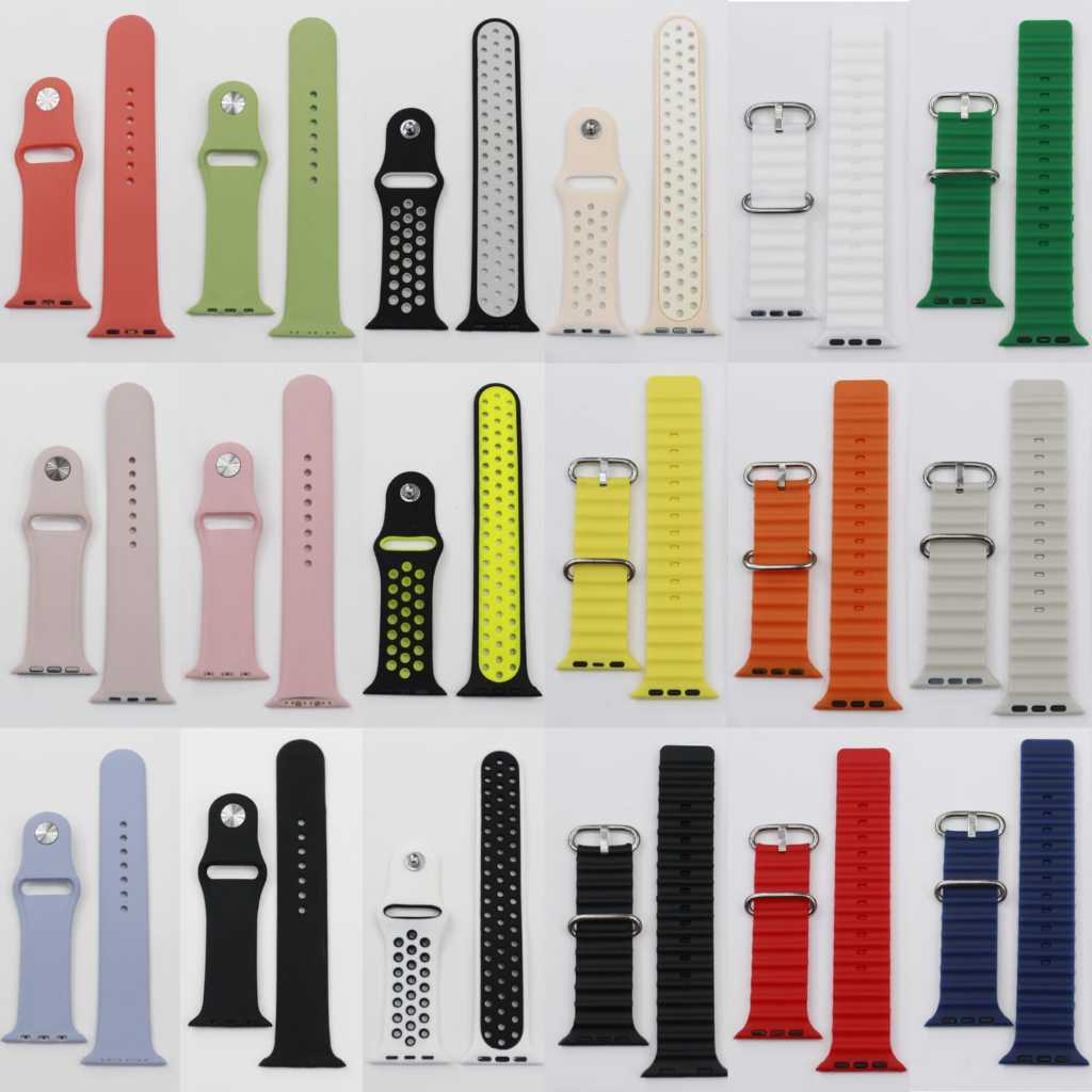 Jual Strap Tali Jam Smartwatch Rubber T800 T900 Ultra T500 T55 dll ...