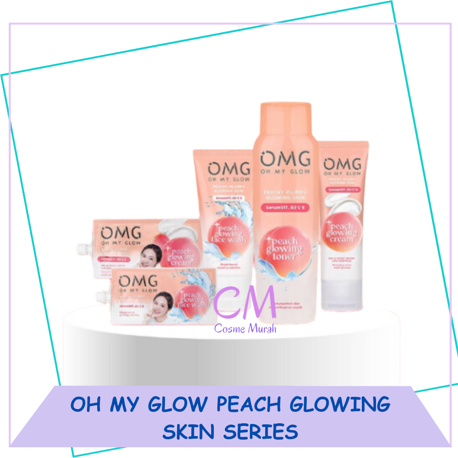 Jual CM OMG OH MY GLAM OH MY GLOW Peach Glowing Skin Toner 100ML | Face ...