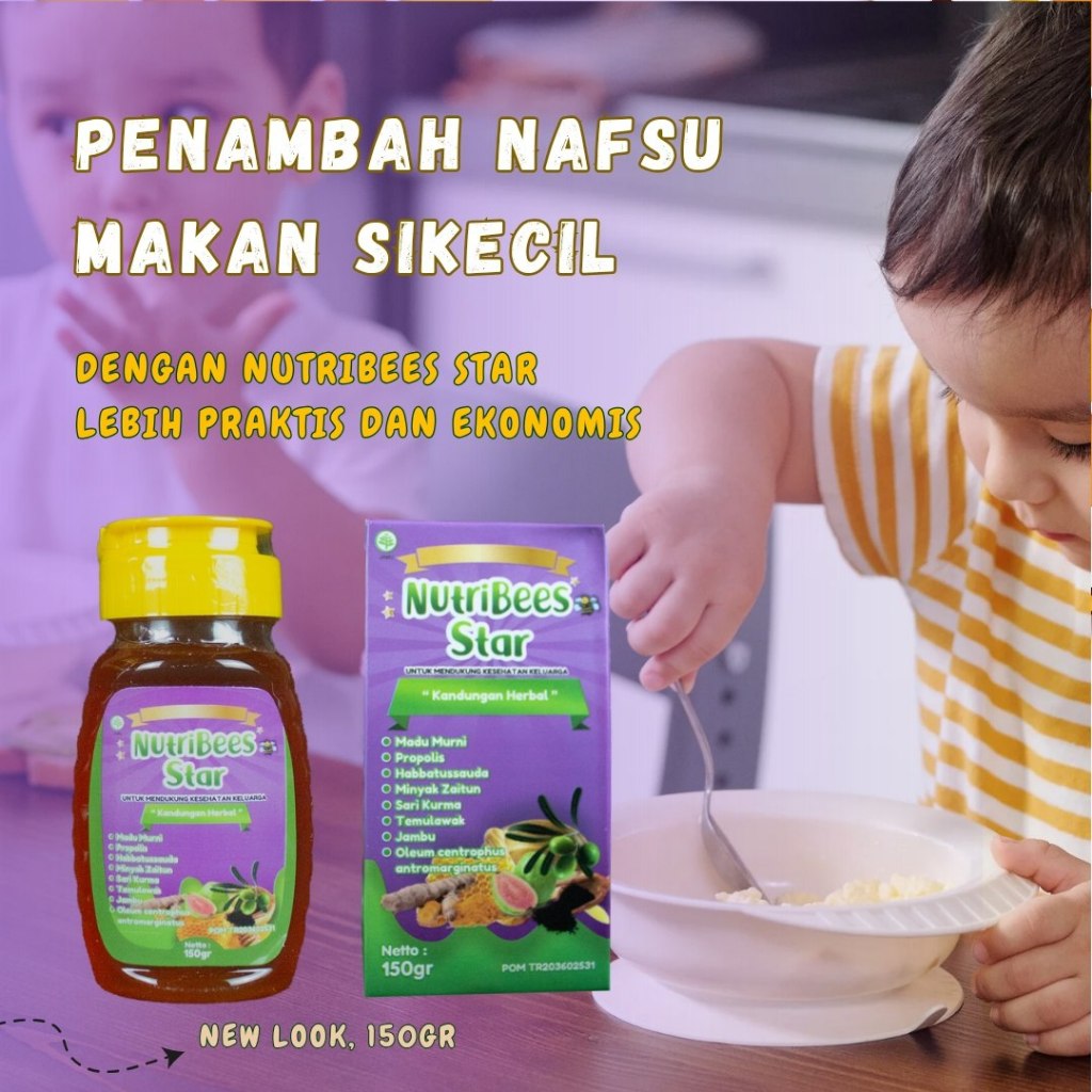 Jual PAKET 2 BOTOL | NUTRIBEES STAR - MULTIVITAMIN NUTRISI OTAK ANAK ...