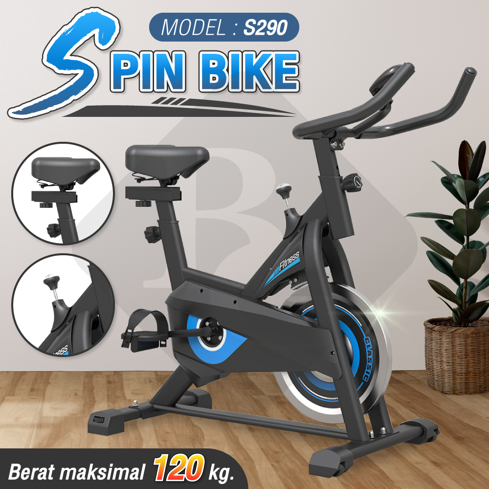 Jual HTD Sport Sepeda Statis Spin Bike Cardio Indoor Alat Olahraga ...