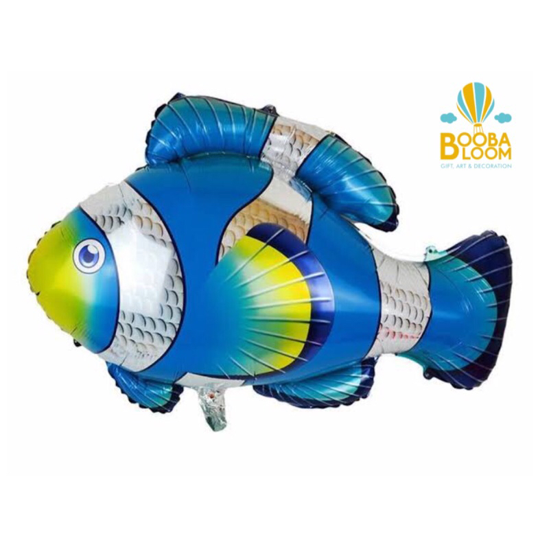 Jual BALON FOIL KARAKTER BINATANG / BIOTA LAUT /FISH ANIMAL Bubble Fish ...