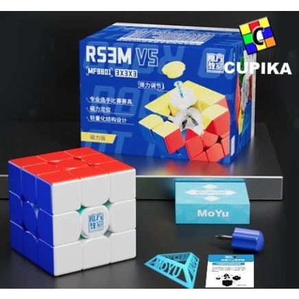 Jual Cube Puzzle Moyu RS3M V5 3x3 STANDART Magnetic RS3 M v 5 3x3x3 Stickerless | Shopee Indonesia