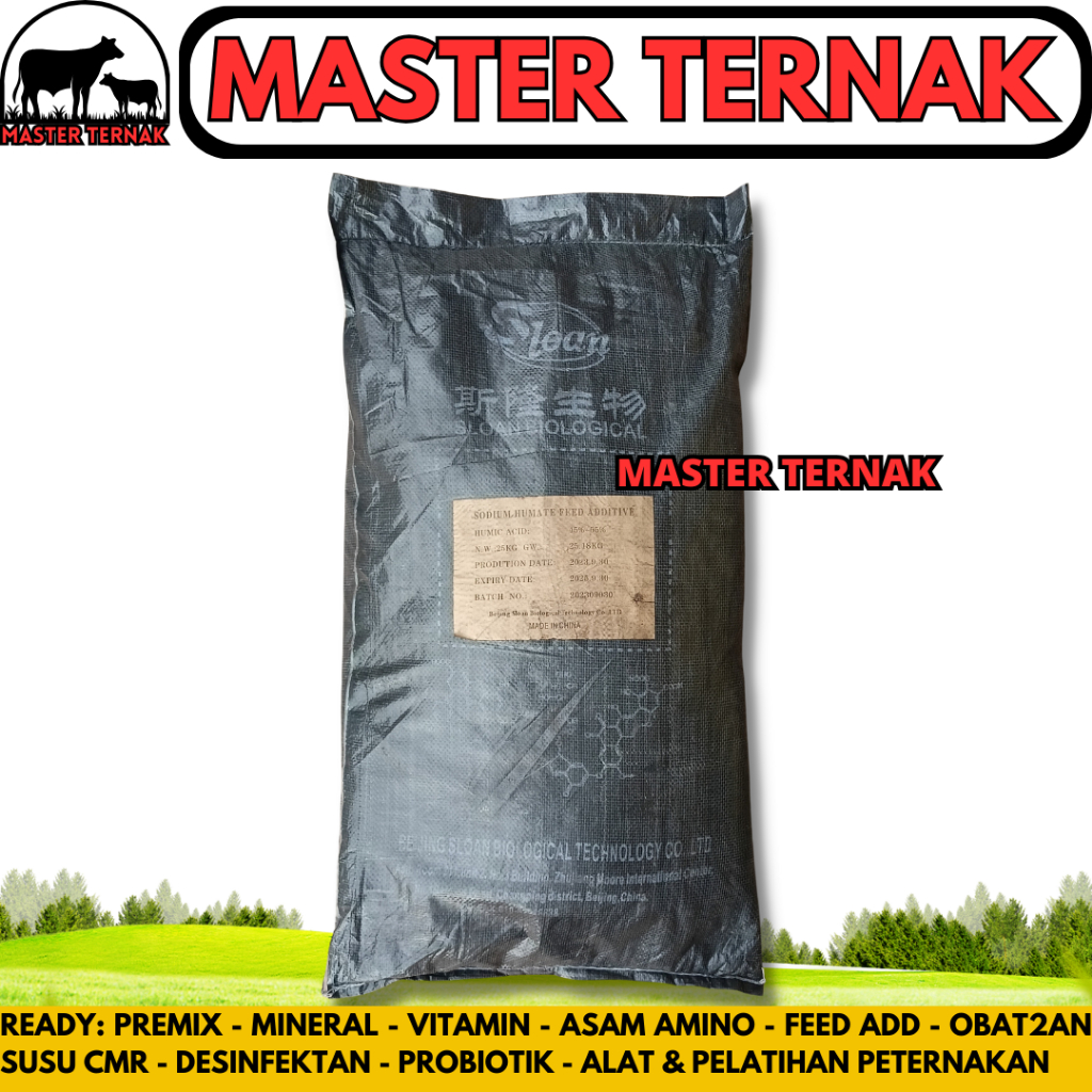 Jual ASAM HUMAT 1 SAK HITAM 25KG - HUMIC ACID - SODIUM HUMAT - SODIUM HUMATE - HUMID ACID ...