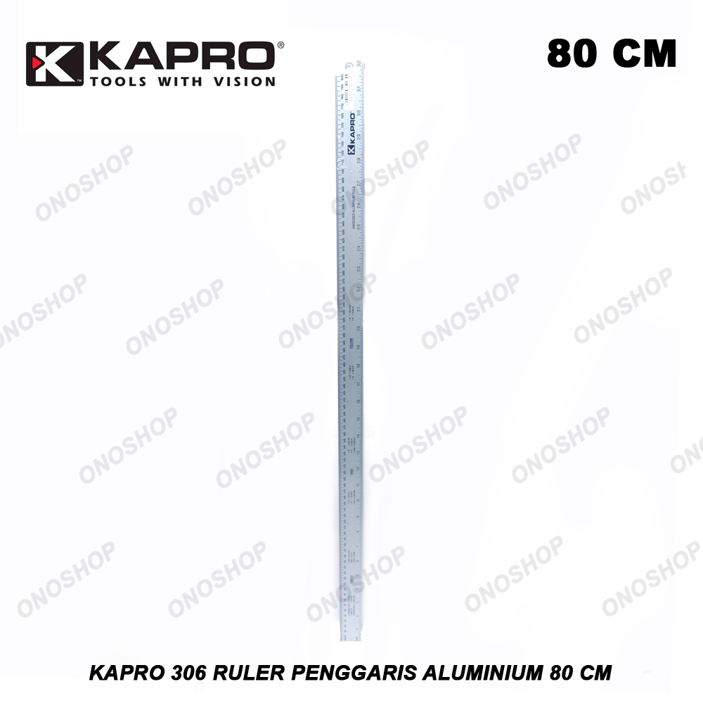 Jual Kapro 306 Ruler Penggaris Aluminium 80 cm | Shopee Indonesia