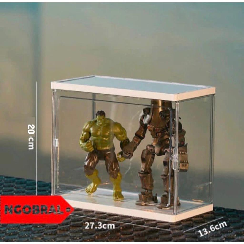 Jual Box Mika Akrilik/ Kotak Display Pajangan Mini Figure Acrylic Bag ...