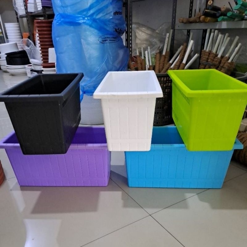 Jual POT Fortuna Plast 8850 M / Pot Persegi panjang 50/ Pot persegi ...