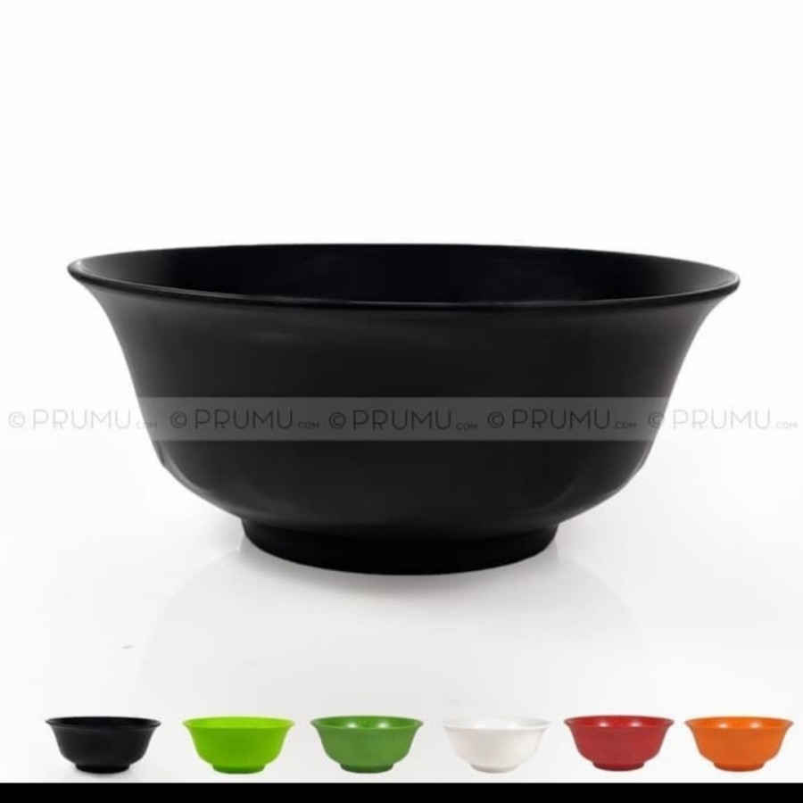 Jual Mangkok Makan Hitam Putih Warna Warni Melamin Premium Unica Food ...