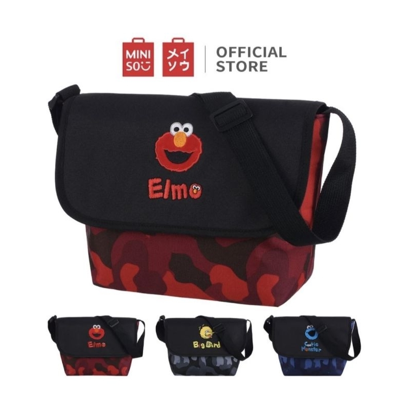 Jual MINISO SESAME STREET ELMO BAG | Shopee Indonesia