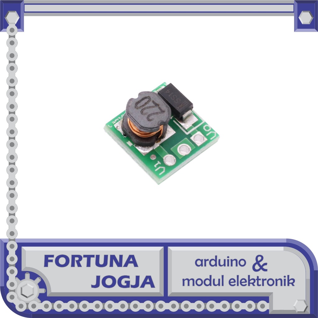 Jual Modul DC-DC Step Up Mini Input 0.9V-3.3V Output 3.3V Boost ...