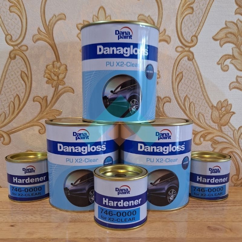 Jual Clear Danagloss PU X2 1 liter + hardener | Shopee Indonesia