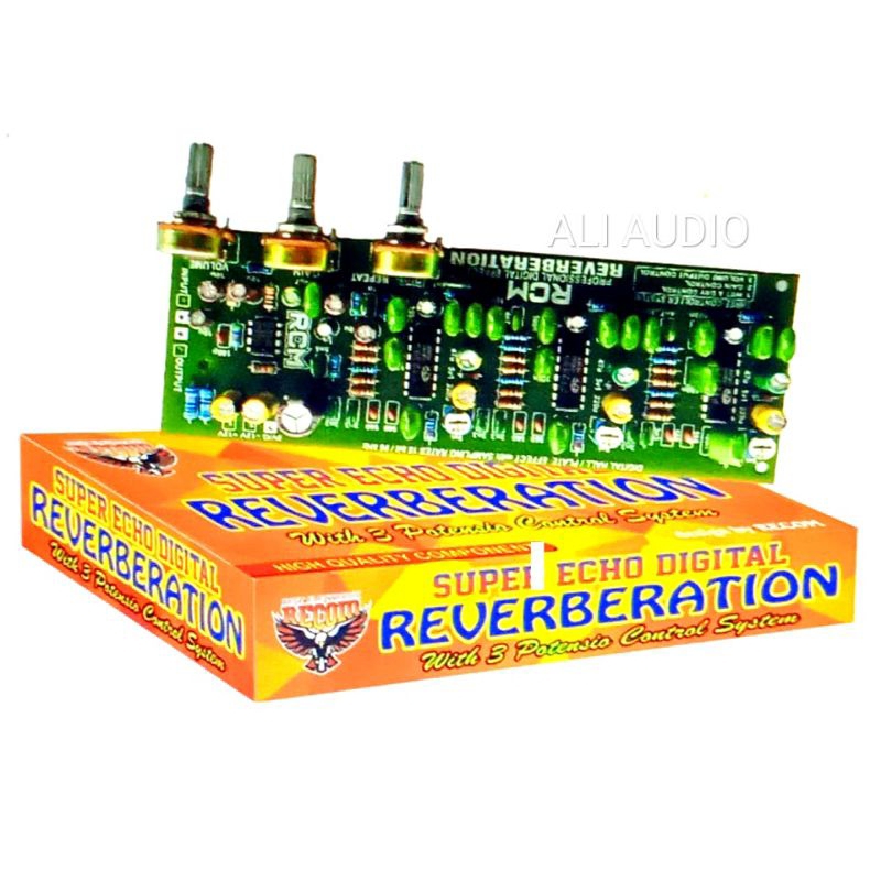 Jual kit echo REVERB 3 IC 3POT merek RECOM tanpa dus | Shopee Indonesia