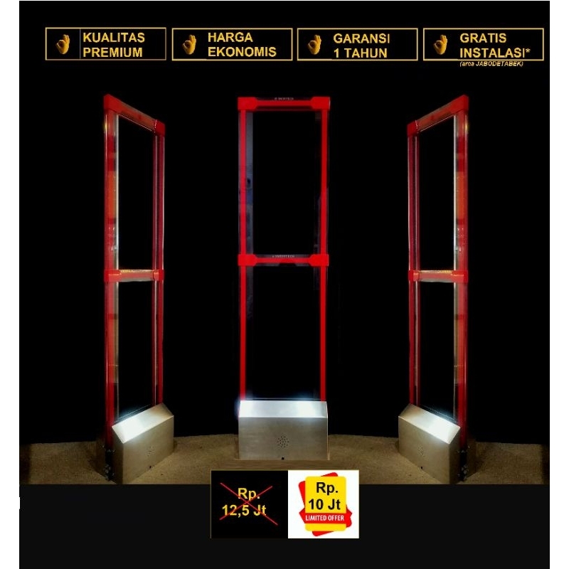 Jual EAS Sensormatic Checkpoint Tiang Sensor AM 1 Tiang | Shopee Indonesia