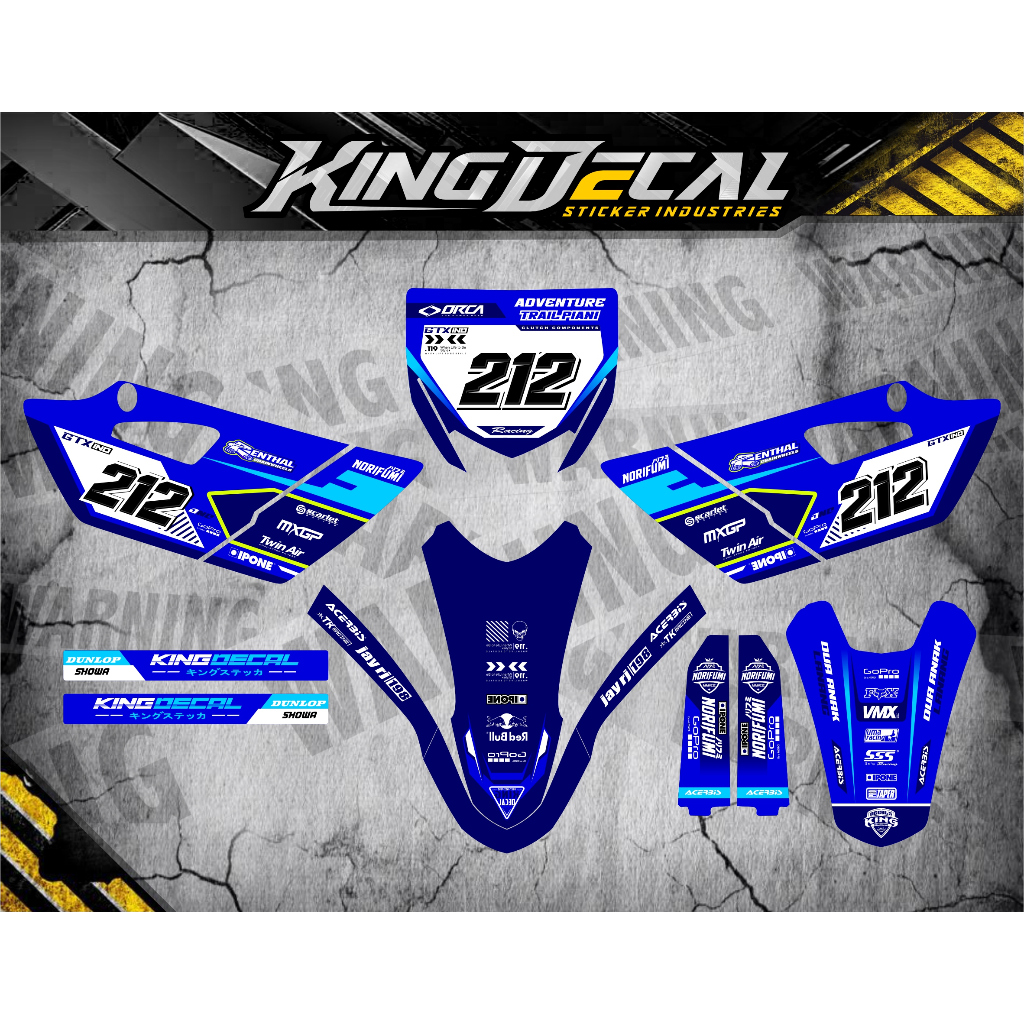 Jual DECAL YZ 85 NEW FULL BODY DECAL STIKER YZ 85 DECAL STICKER YZ 85 ...