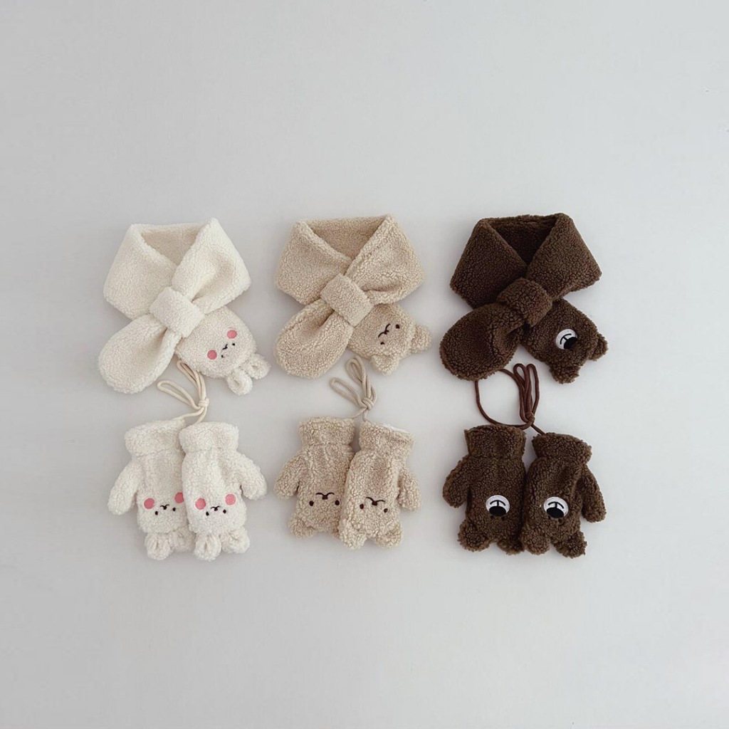 Jual NAUGHTYBEBE - Sarung Tangan Syal Winter Anak Bayi / Baby Kids ...