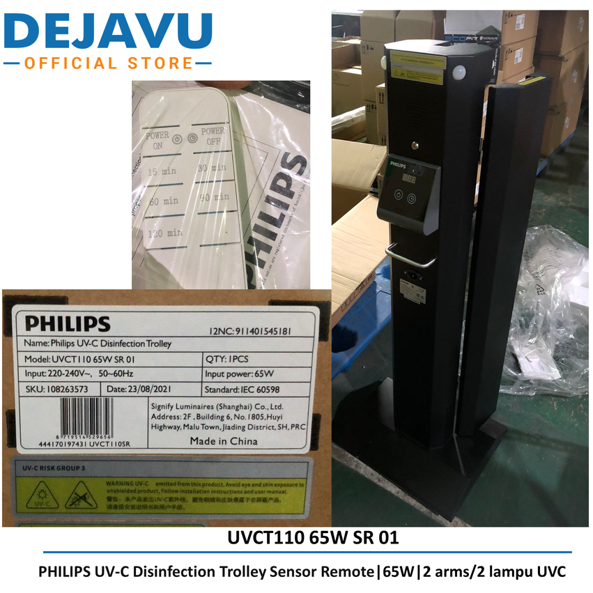 Jual Philips UVC Trolley UVCT110 65W SR 01 UVC Trolley with sensor 1 ...
