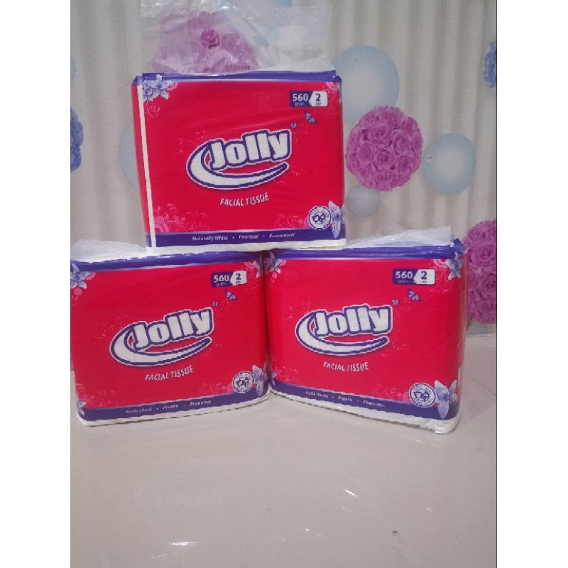 Jual Tisu Jolly 560 gram paket 3 pack, facial tissue | Shopee Indonesia