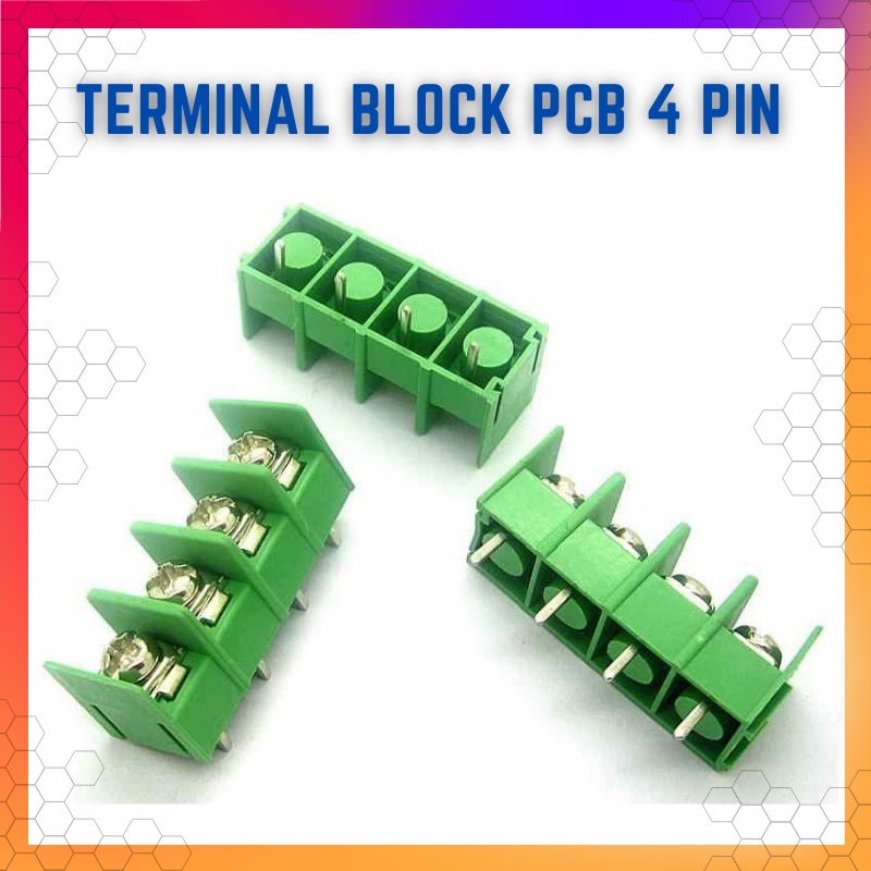 Jual Terminal Block 4 Pin PCB KF-7.62-4P Blok 4Pin 7.62mm | Shopee Indonesia