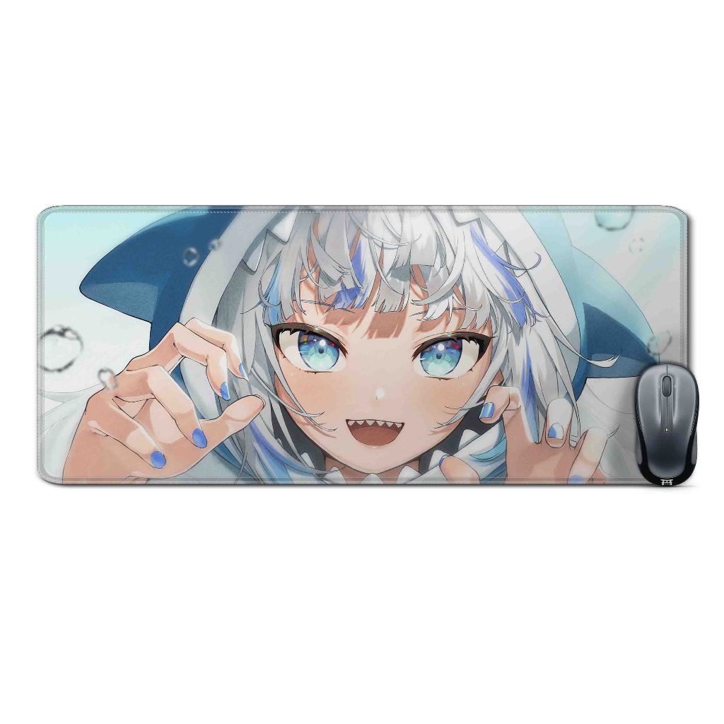 Jual Deskmat mousepad extended anime vtuber GAWR GURA FACE - HOLO EN ...