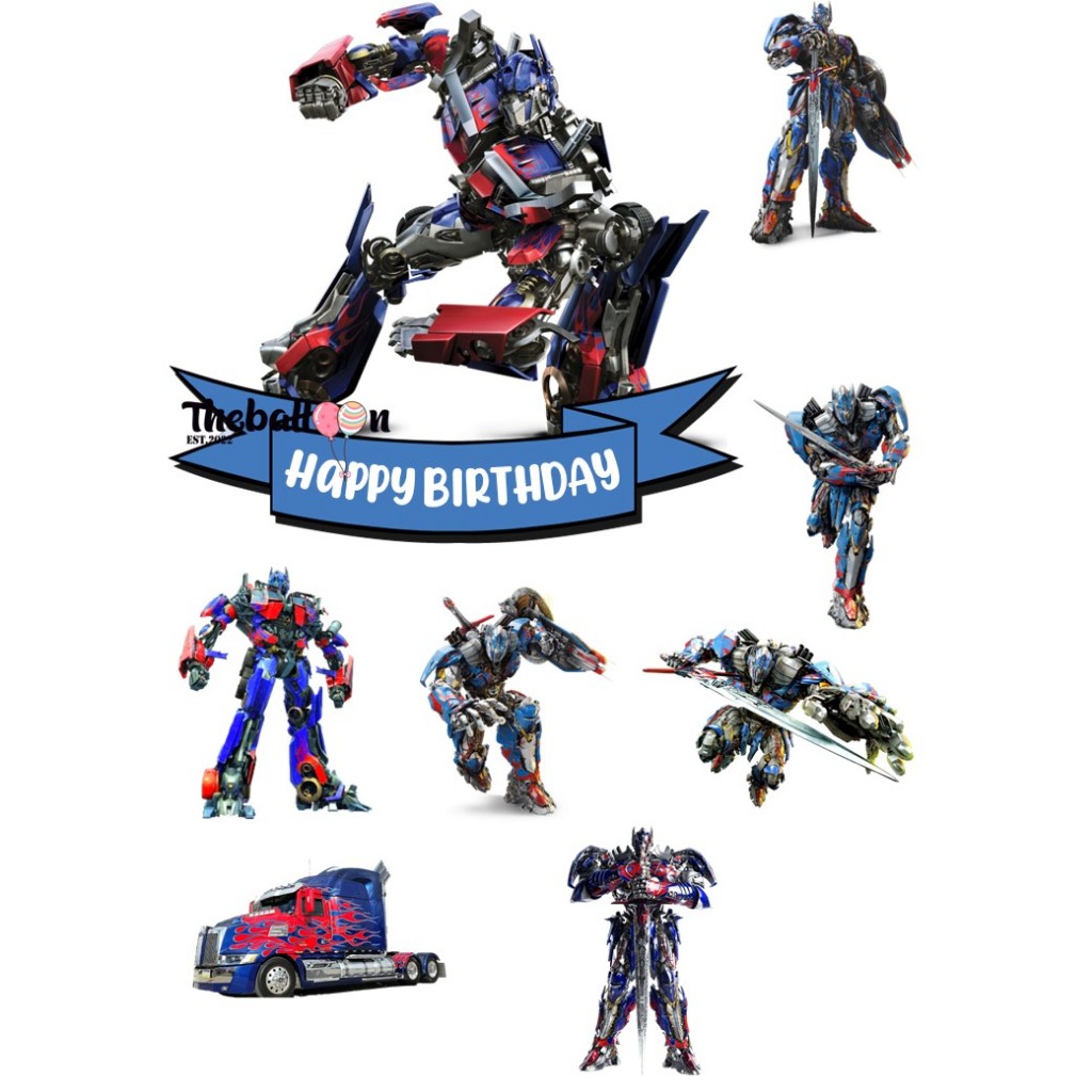Jual Topper Cake Transformers | Shopee Indonesia