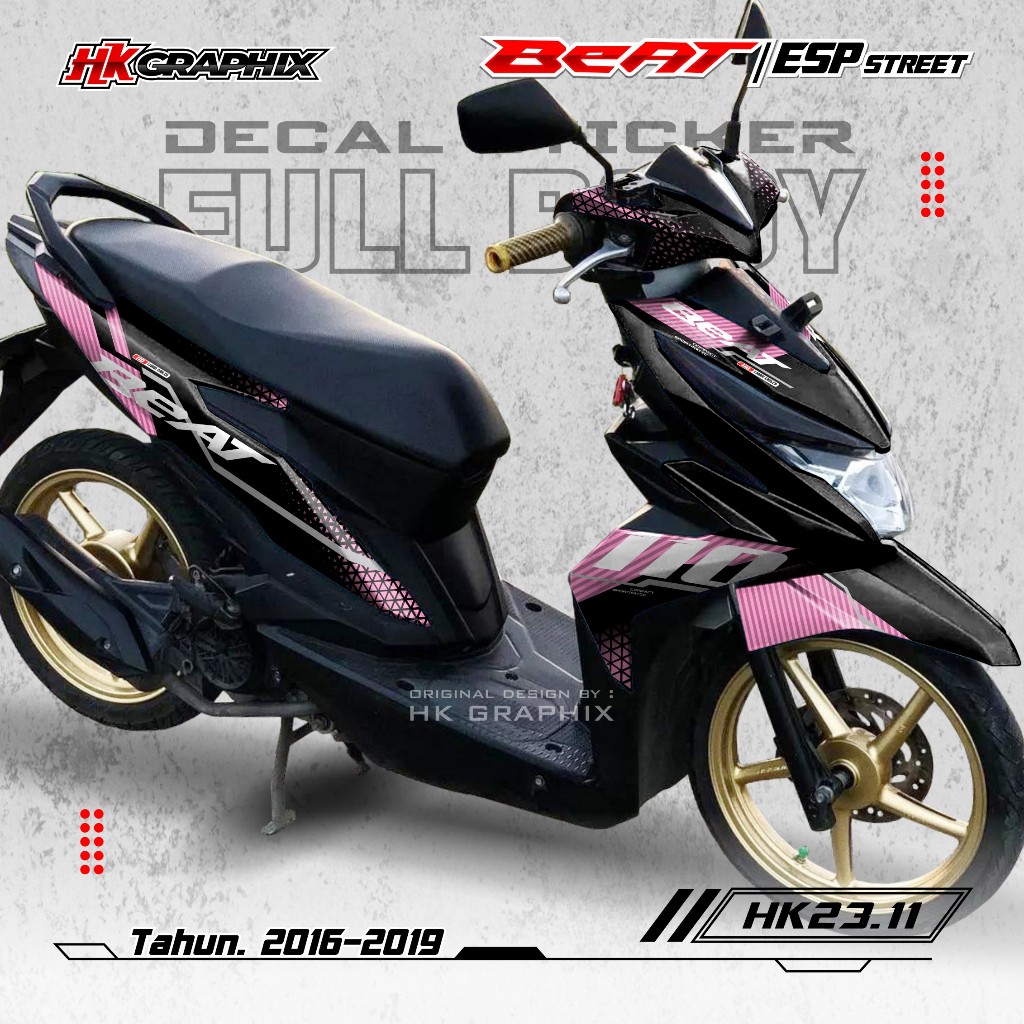 Jual Decal Sticker Beat Esp Street Tahun 2016 2017 2018 2019 Full Body Desain Livery Malaysia ...