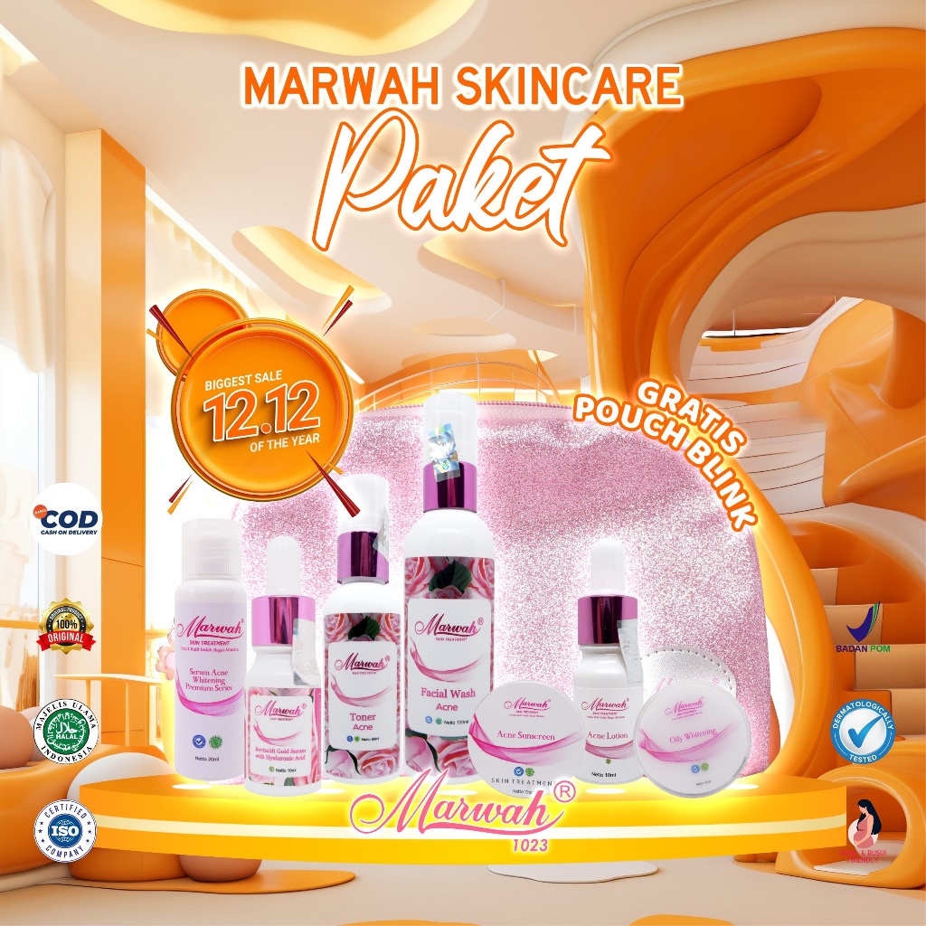 Jual Marwah Skincare Paket Kecantikan BPOM Solusi Kecantikan ...