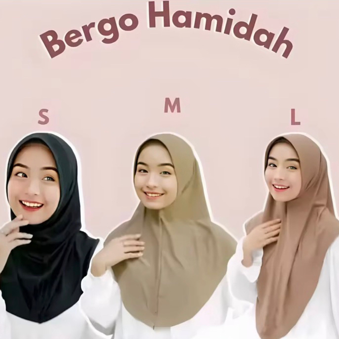 Jual Jilbab Hijab Bergo Sport Hamidah S M L Jersey / Kerudung Olahraga / Bergo sport Bergo ...
