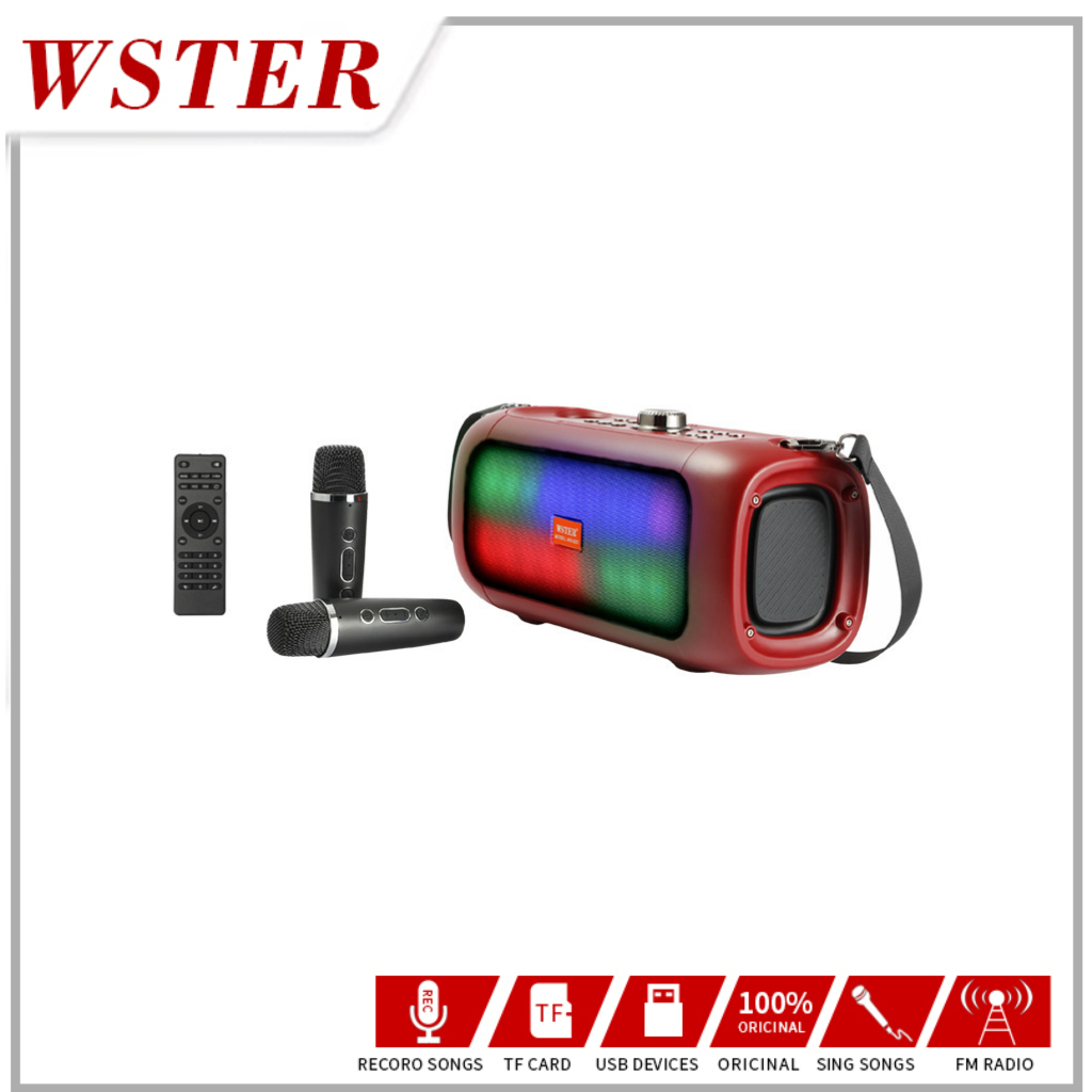 Jual WSTER Original Mic Karaoke microphone Bluetooth wireless WS-920 | Shopee Indonesia