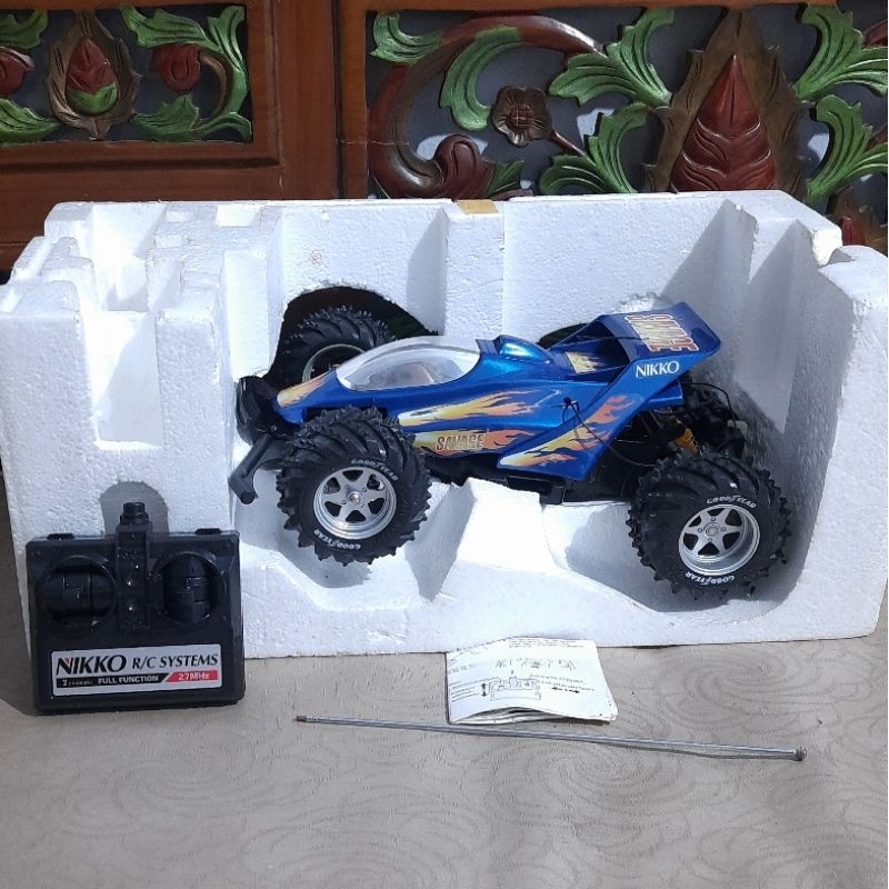 Jual Nikko RC Savage Buggy Racing Car - Mobil Remote Control Jadul ...