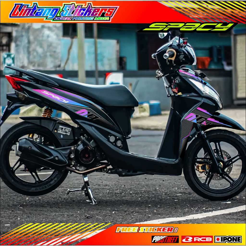 Jual STRIPING VARIASI MOTOR HONDA SPACY / STICKER LIST HONDA SPACY ...